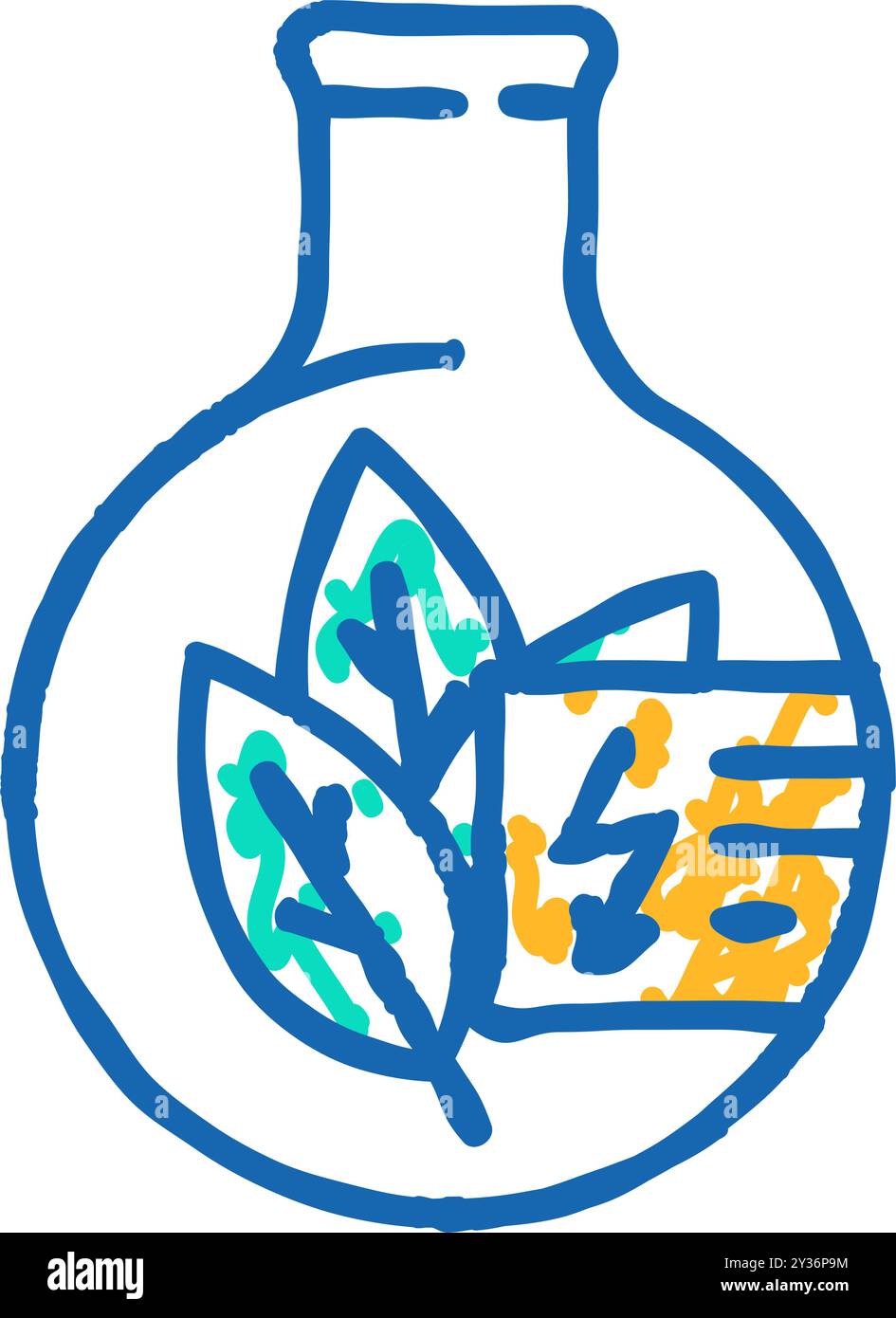 biomass energy environmental icon doodle illustration Stock Vector ...