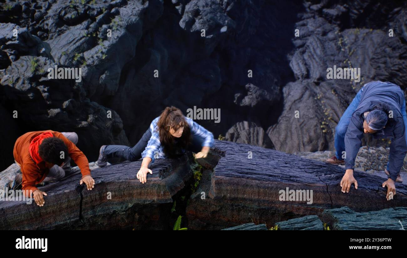 AT HER FEET, from left: Noah Alexander Gerry, Sydney Agudong, Wayne ...