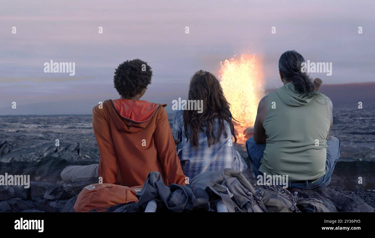 AT HER FEET, from left; from left: Noah Alexander Gerry, Sydney Agudong ...