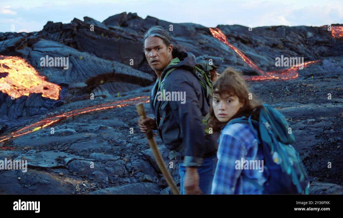 AT HER FEET, from left: Wayne Vene Chun, Sydney Agudong, 2024 ...