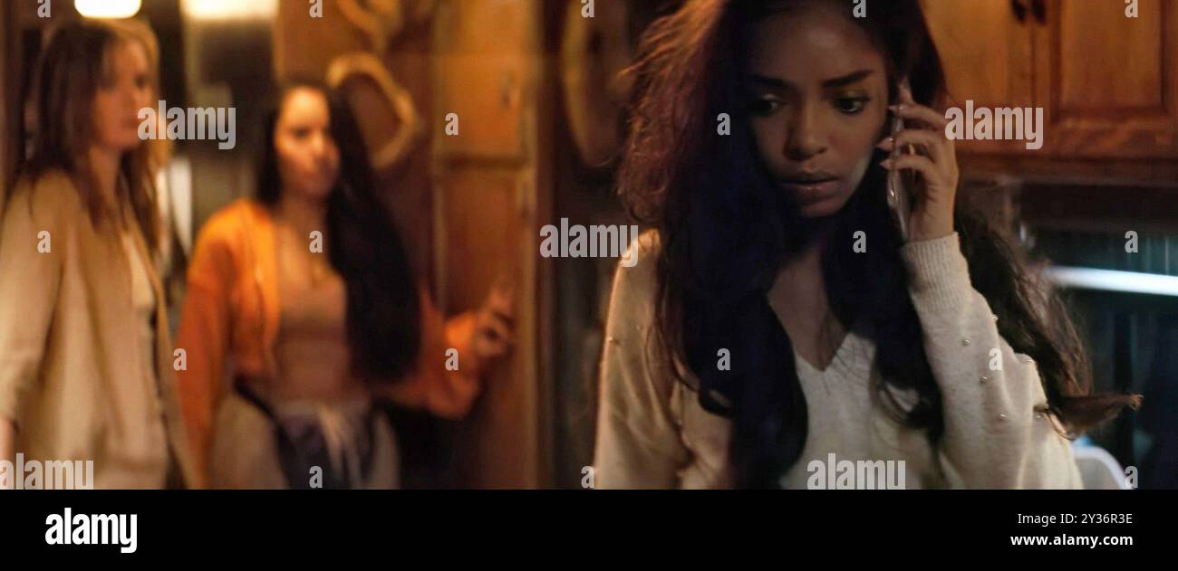 DON'T TURN OUT THE LIGHTS, from left: Bella DeLong, Ana Zambrana, Amber Janea, 2023. © Quiver ...