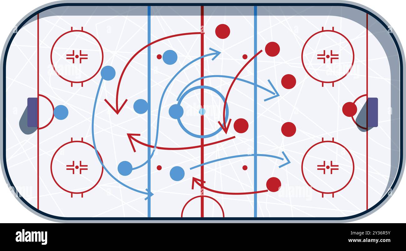 Coaching ice hockey Stock Vector Images - Alamy