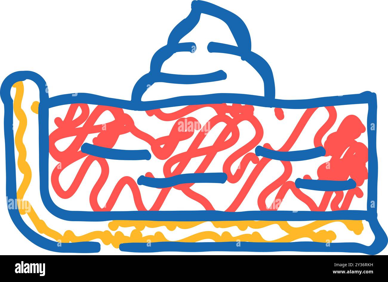 Pumpkin cream cheese pie Stock Vector Images - Alamy