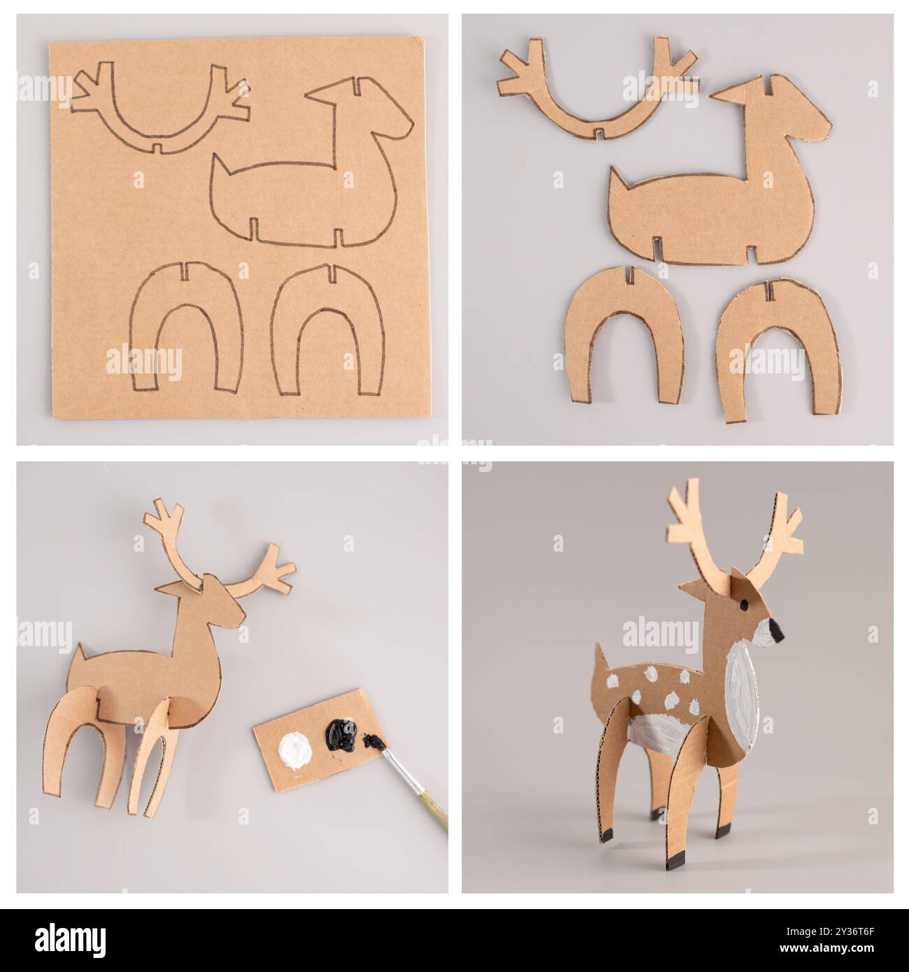 Animal box diy cutout hi-res stock photography and images - Alamy