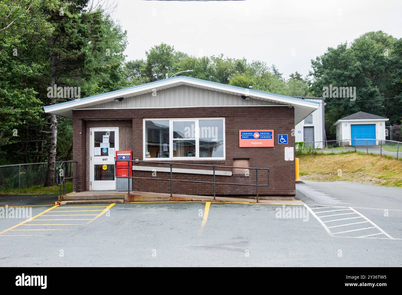 Post office on Conception Bay highway in Holyrood, Newfoundland ...