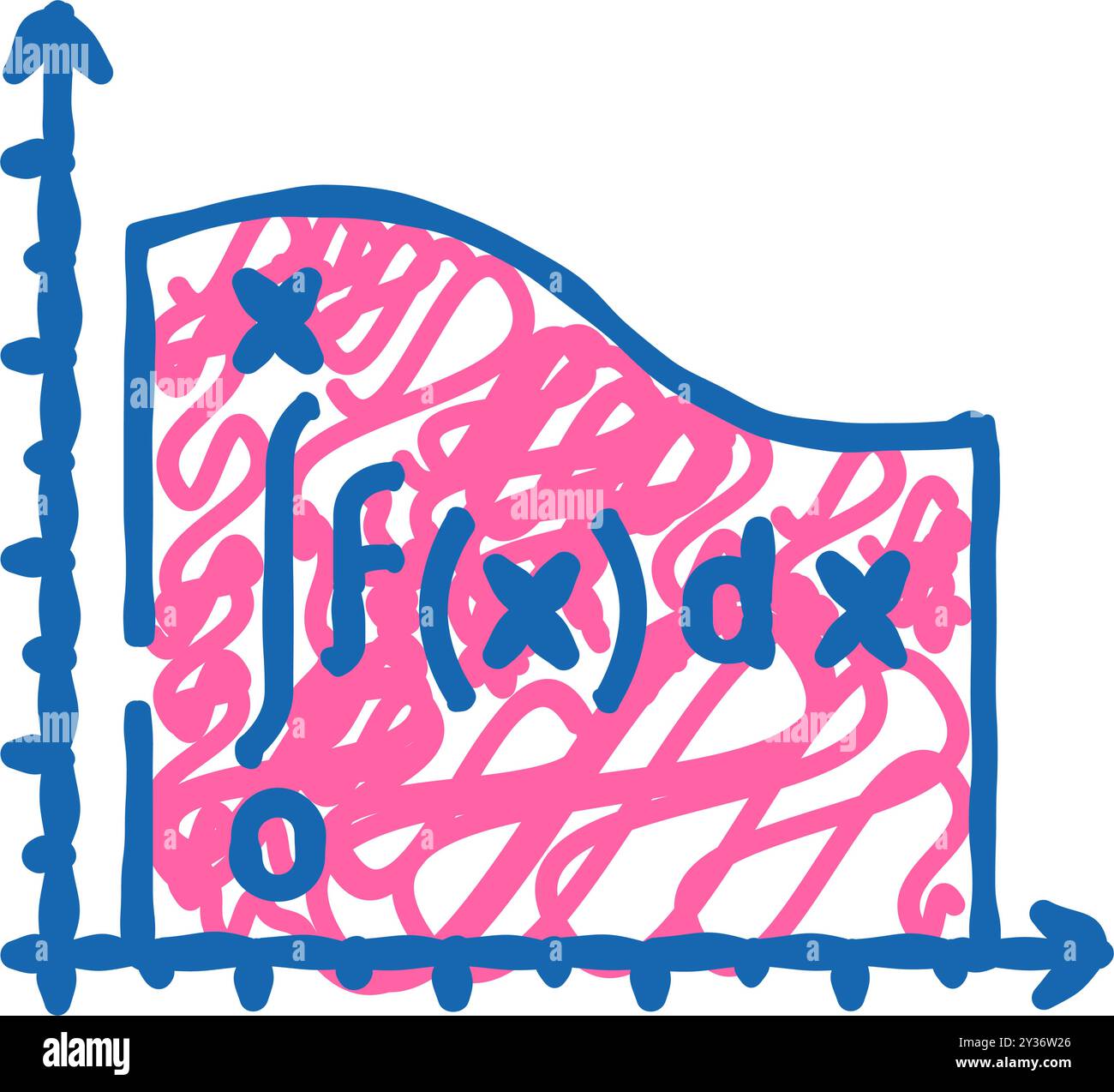 Integral Math Science Education Icon Doodle Illustration Stock Vector Image And Art Alamy