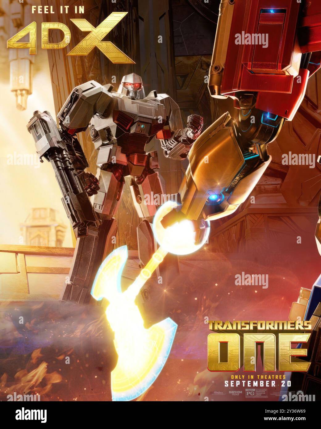 TRANSFORMERS ONE, US 4DX poster, 2024. © Paramount Pictures / Courtesy ...