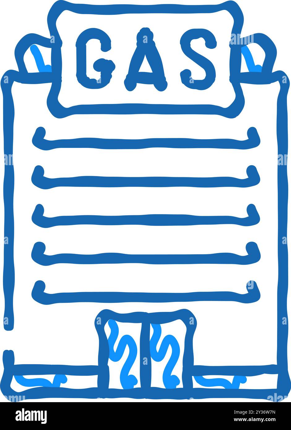 company gas service icon doodle illustration Stock Vector Image & Art ...