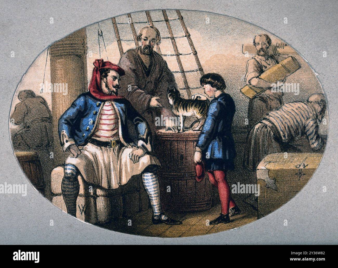 Animal pirate ship crew hi-res stock photography and images - Alamy