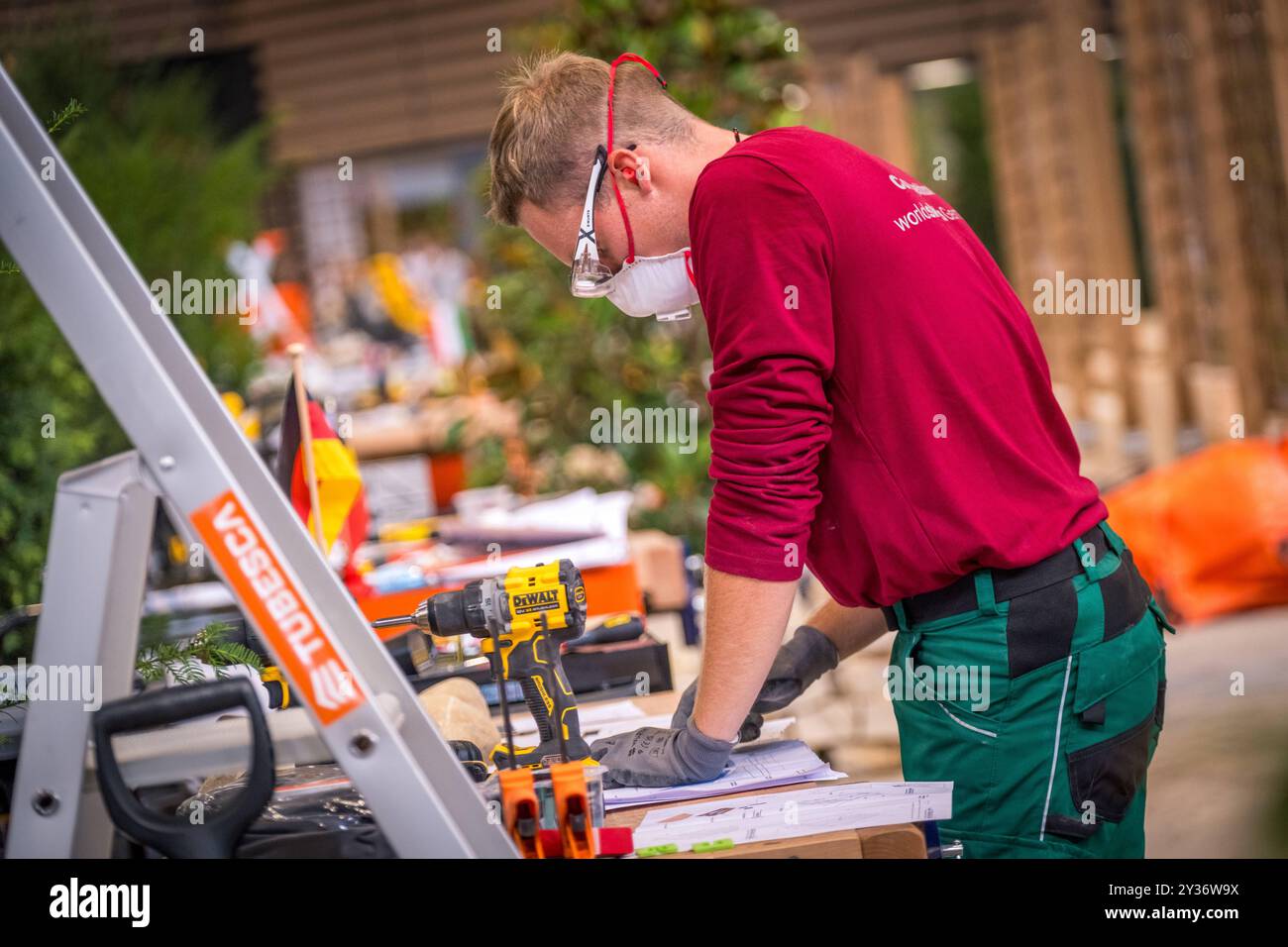 Zweiter Wettkampftag bei den WorldSkills - Weltmeisterschaft der Berufe - 2024 in Lyon. HIer die ...