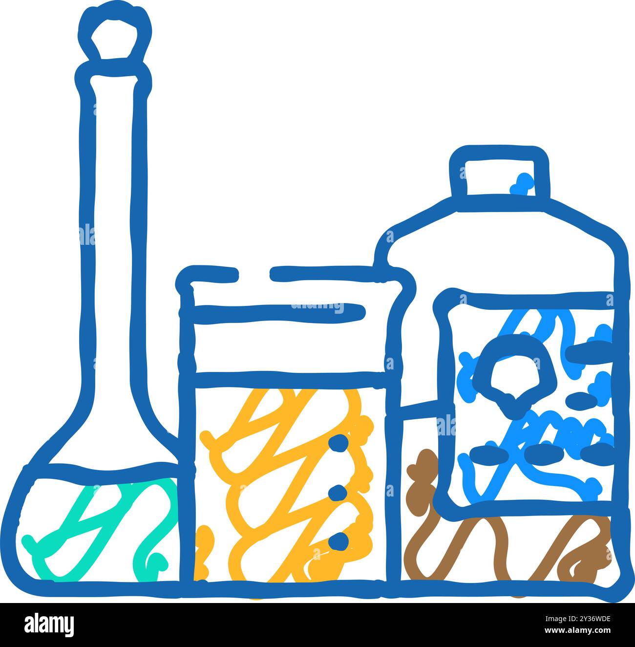 chemicals and solvents tool work icon doodle illustration Stock Vector ... chemicals and solvents tool work icon doodle illustration Stock Vector ...