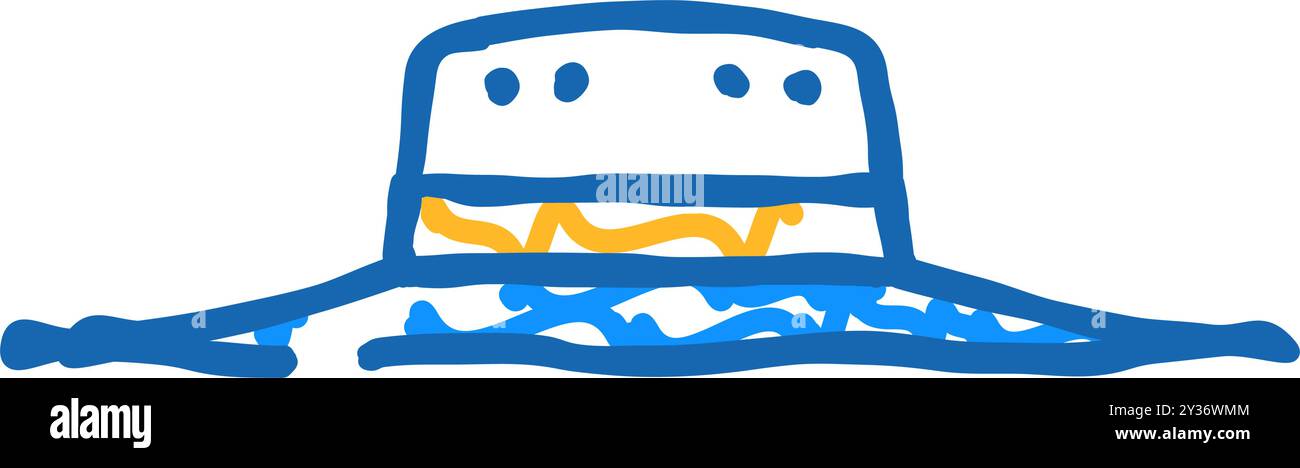 cricket hat cap icon doodle illustration Stock Vector Image & Art - Alamy