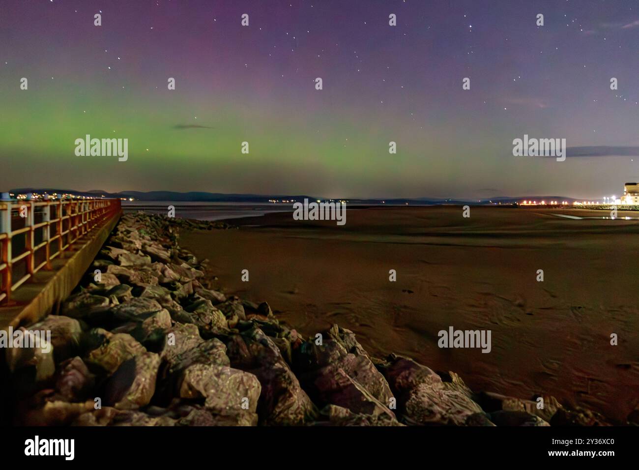 Heysham, Lancashire, United Kingdom. 12th Sep, 2024. Looking North ...