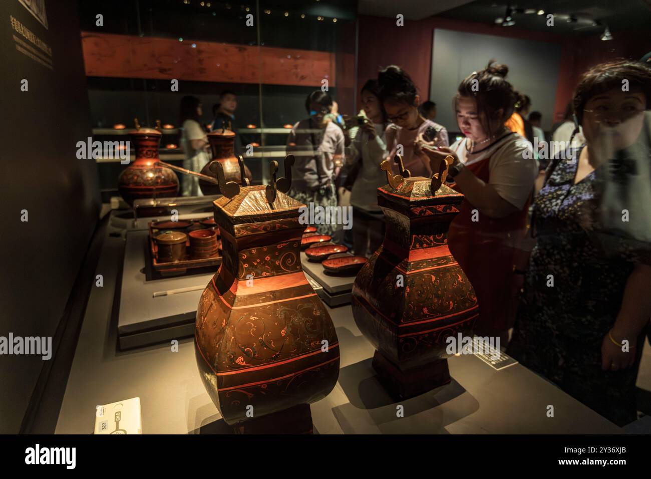 CHANGSHA, CHINA - SEPTEMBER 11, 2024 - Visitors view an exhibition of ...