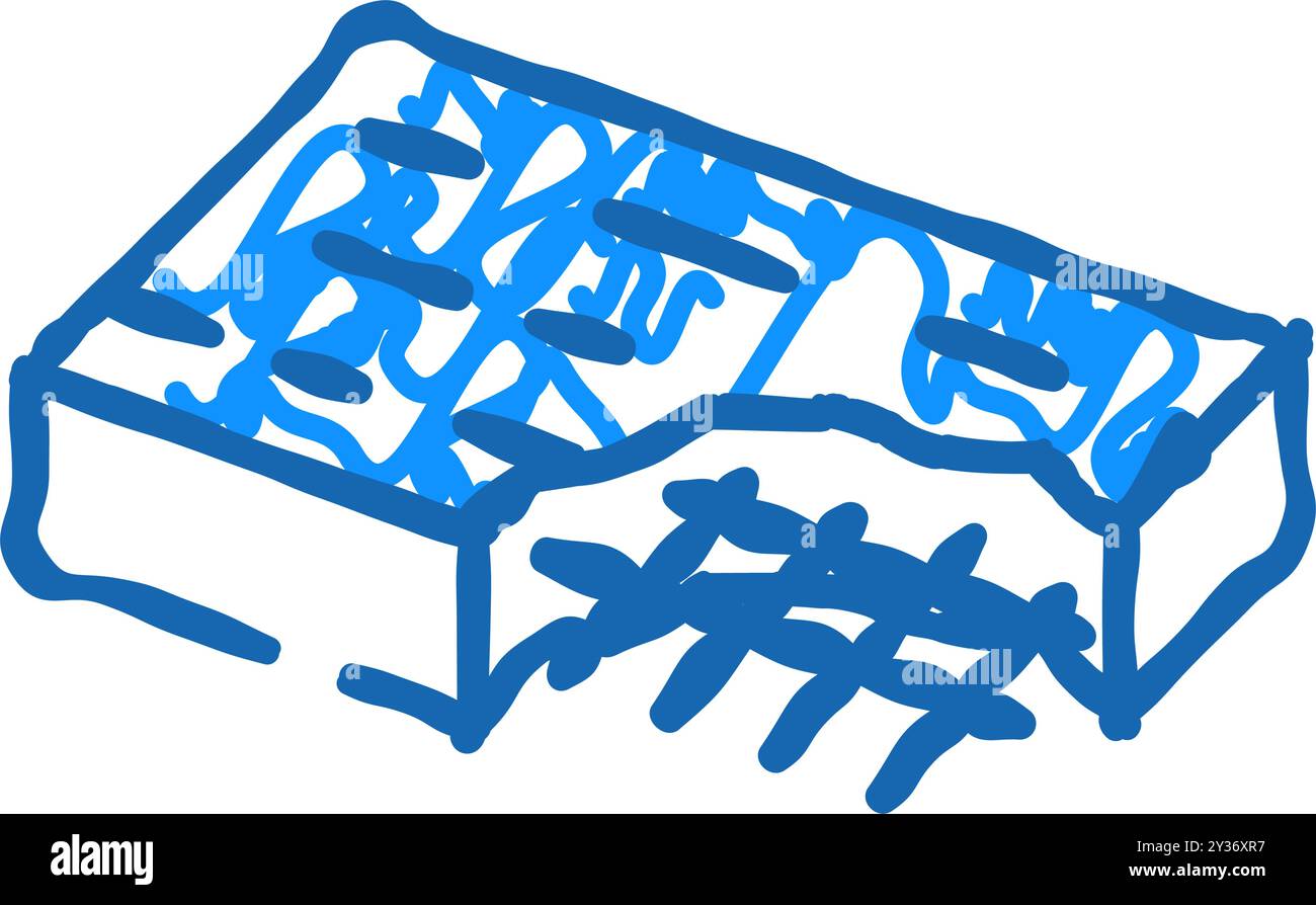 concrete slab civil engineer doodle icon sketch vector. concrete slab ...