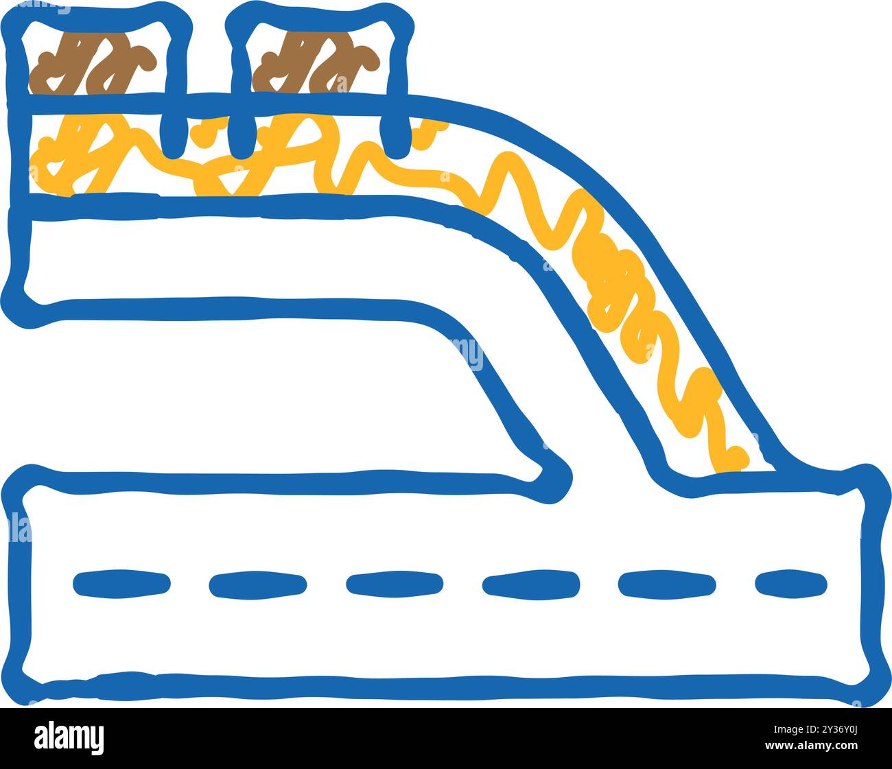 pit lane vehicle speed auto icon doodle illustration Stock Vector Image ...