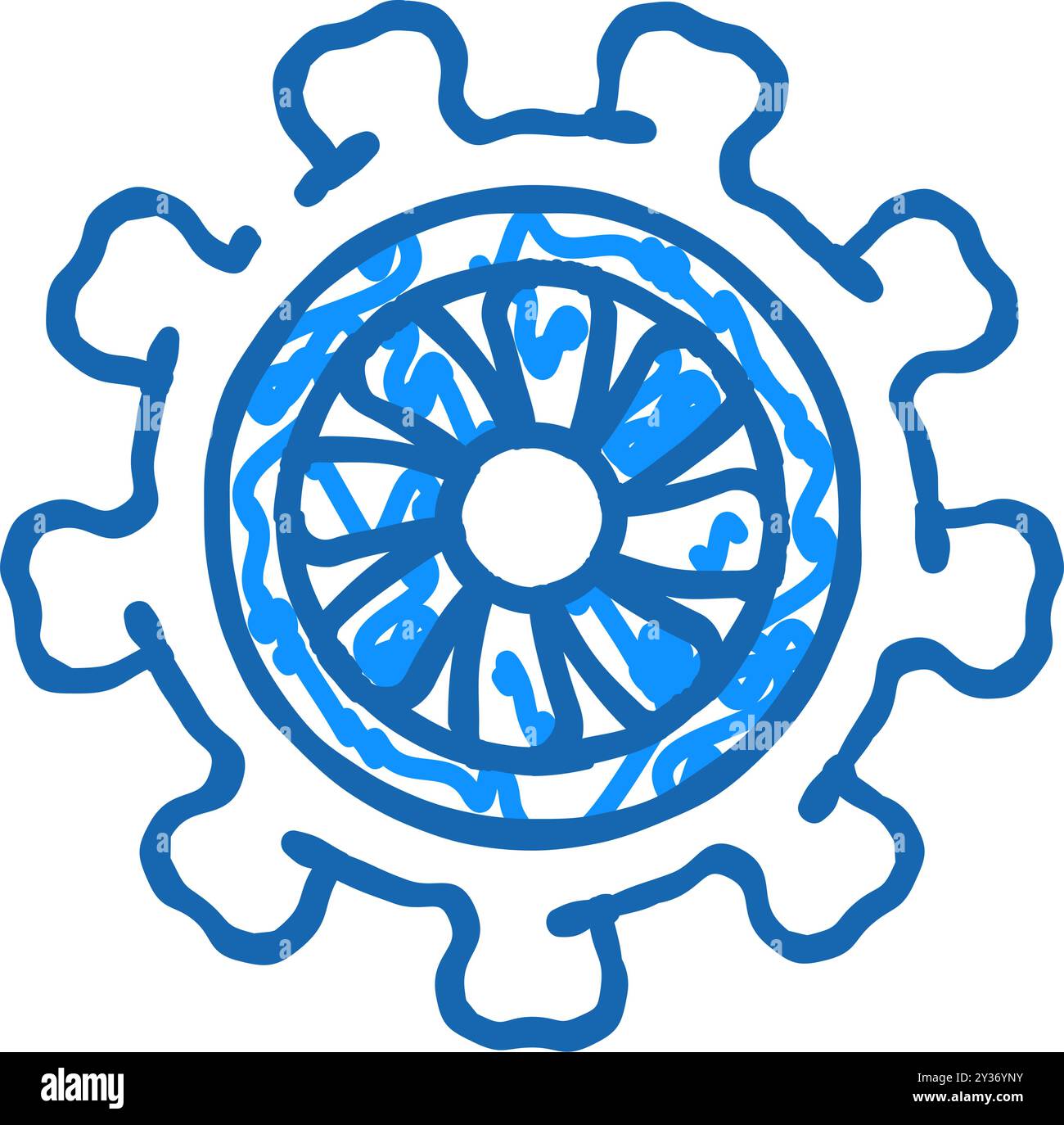 aircraft maintenance aeronautical engineer icon doodle illustration ...