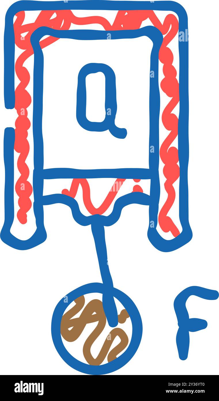 thermodynamics principles mechanical engineer icon doodle illustration ...