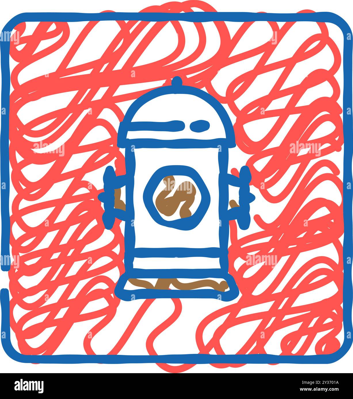 fire hydrant emergency icon doodle illustration Stock Vector Image ...