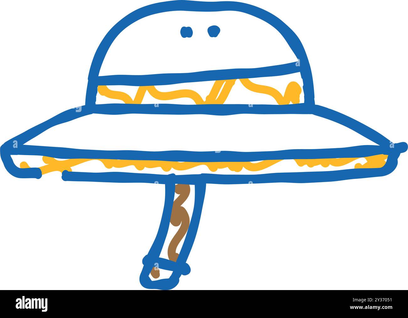 safari hat cap icon doodle illustration Stock Vector Image & Art - Alamy
