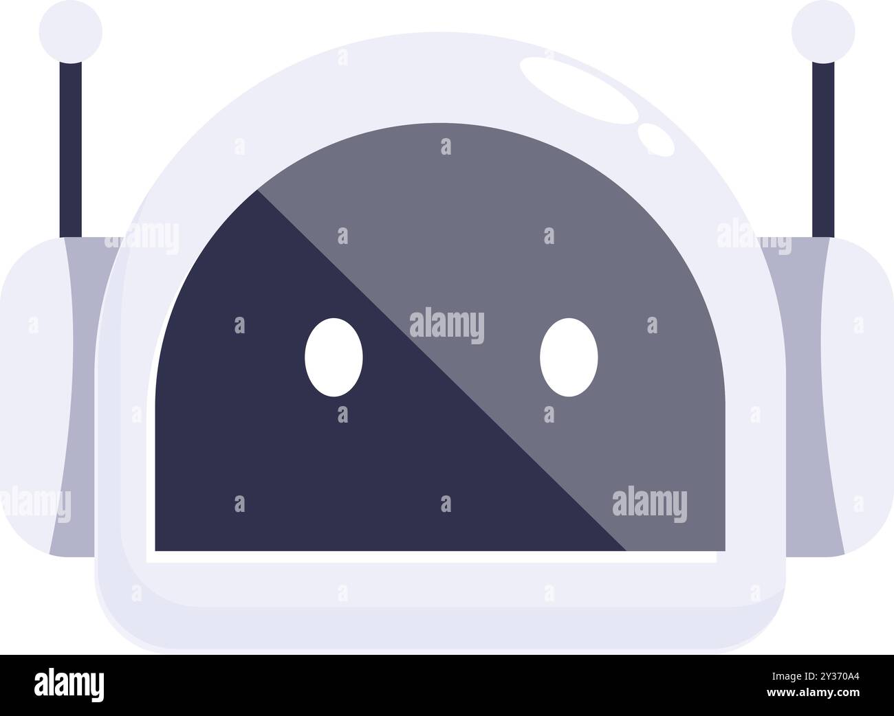 Minimalist and modern robot design, with a sleek white exterior and ...