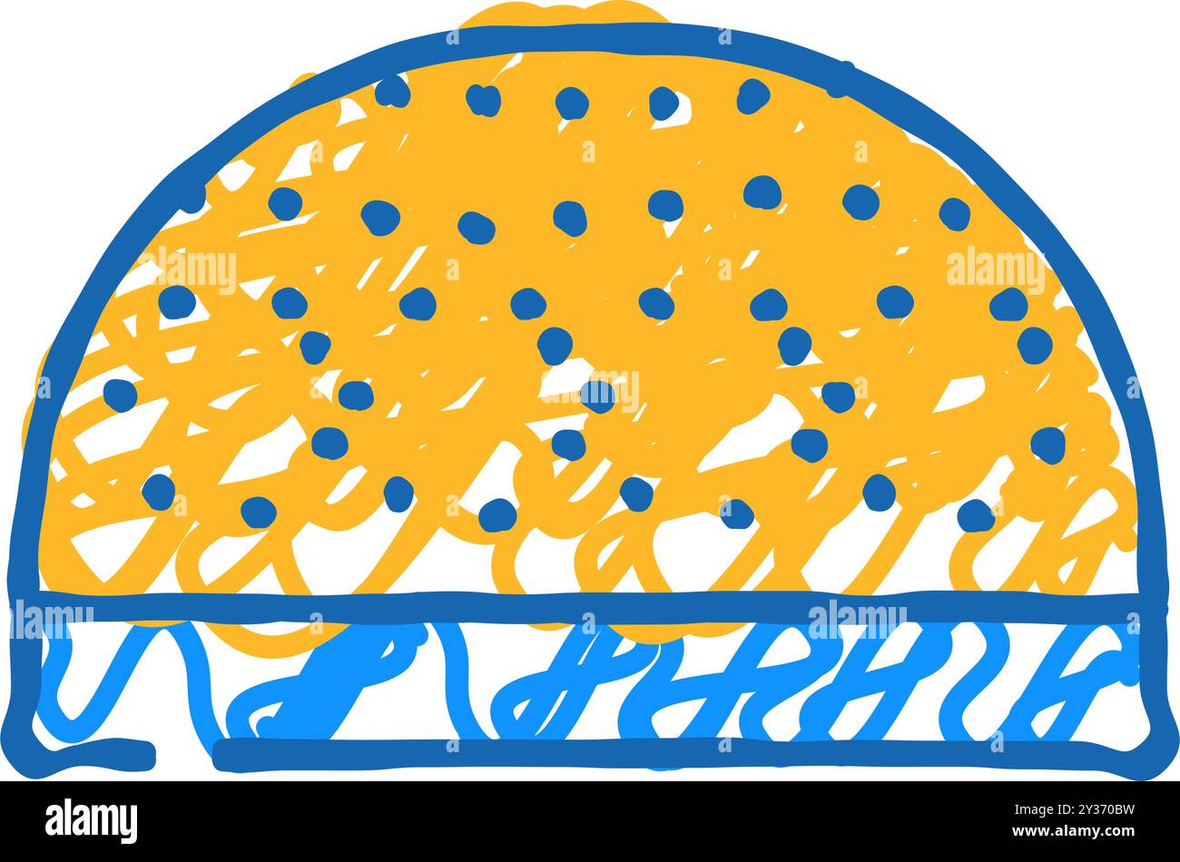 muslim prayer cap kufi icon doodle illustration Stock Vector Image ...