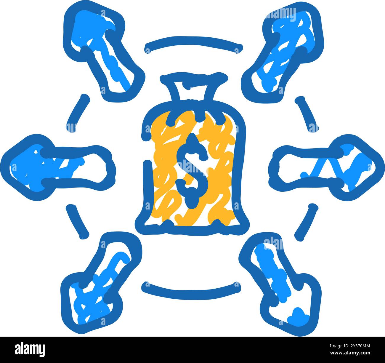 expense tracking icon doodle illustration Stock Vector Image & Art - Alamy