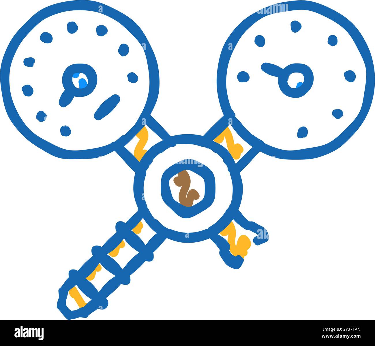 regulator gas service icon doodle illustration Stock Vector Image & Art ...