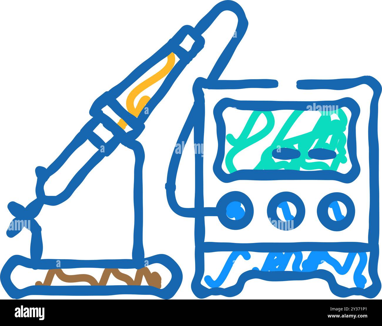 electronic tools electronics icon doodle illustration Stock Vector ...