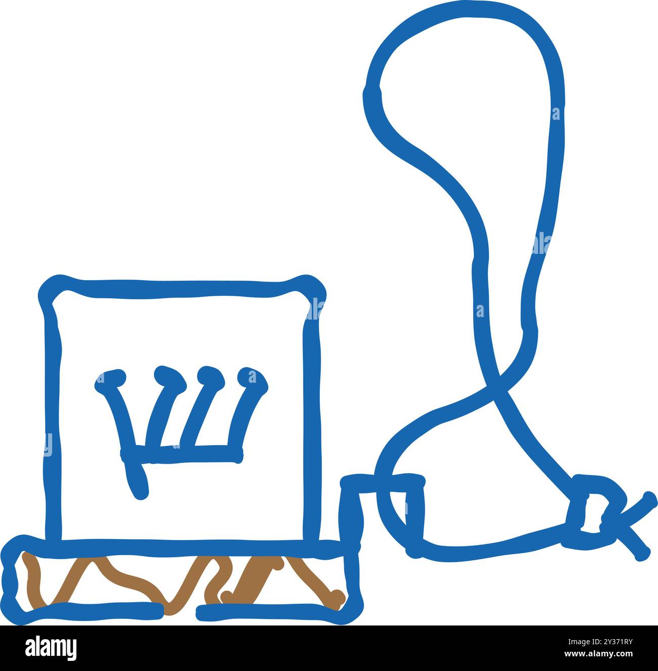 tefillin phylacteries icon doodle illustration Stock Vector Image & Art ...