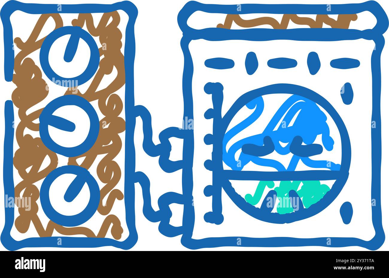 avionics testing aircraft icon doodle illustration Stock Vector Image ...