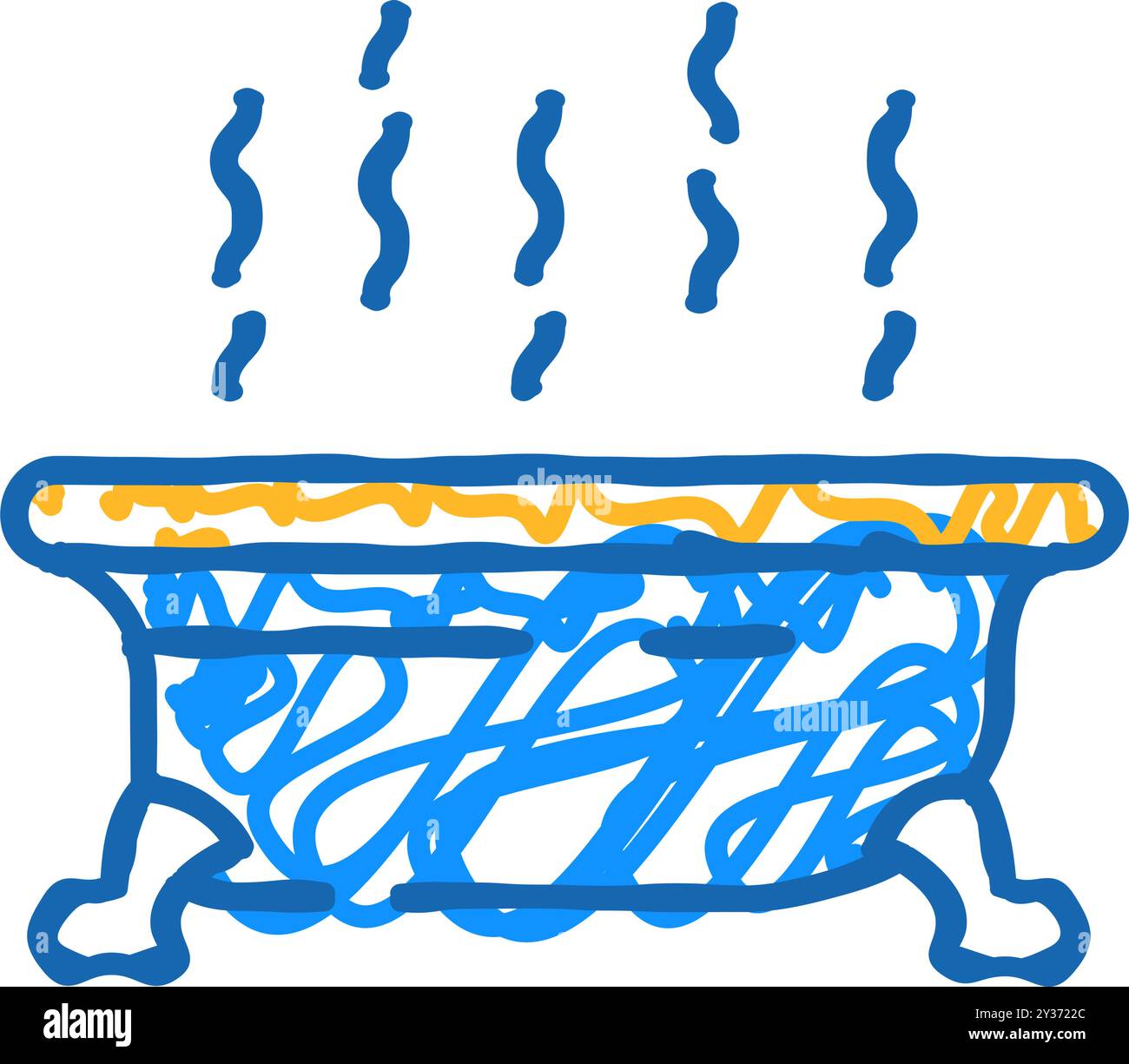 hot bath icon doodle illustration Stock Vector Image & Art - Alamy