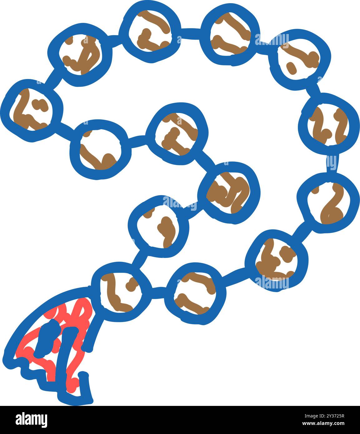 rudraksha beads icon doodle illustration Stock Vector Image & Art - Alamy
