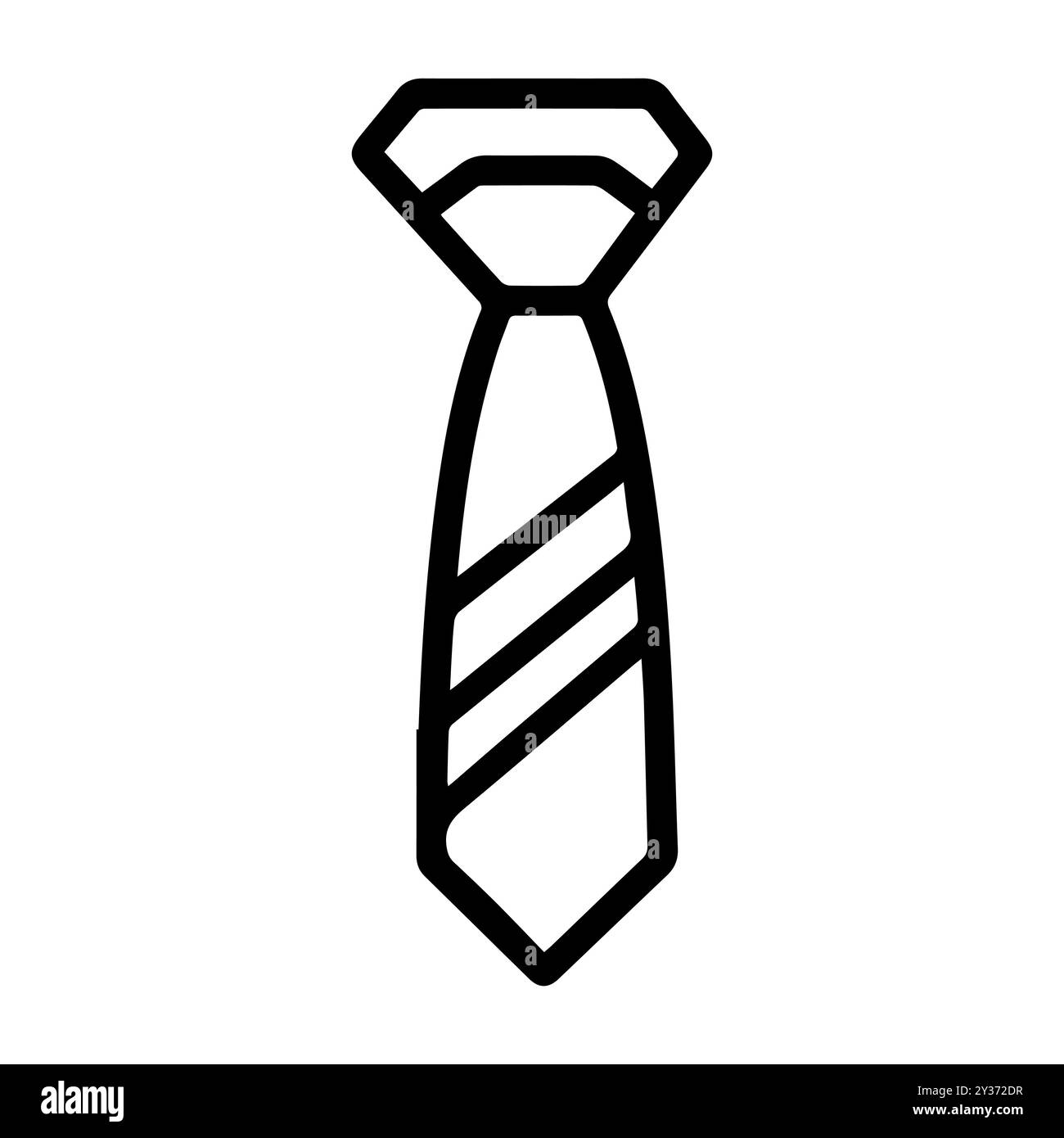 tie icon or modern line symbol. Vector line art and icon design with ...