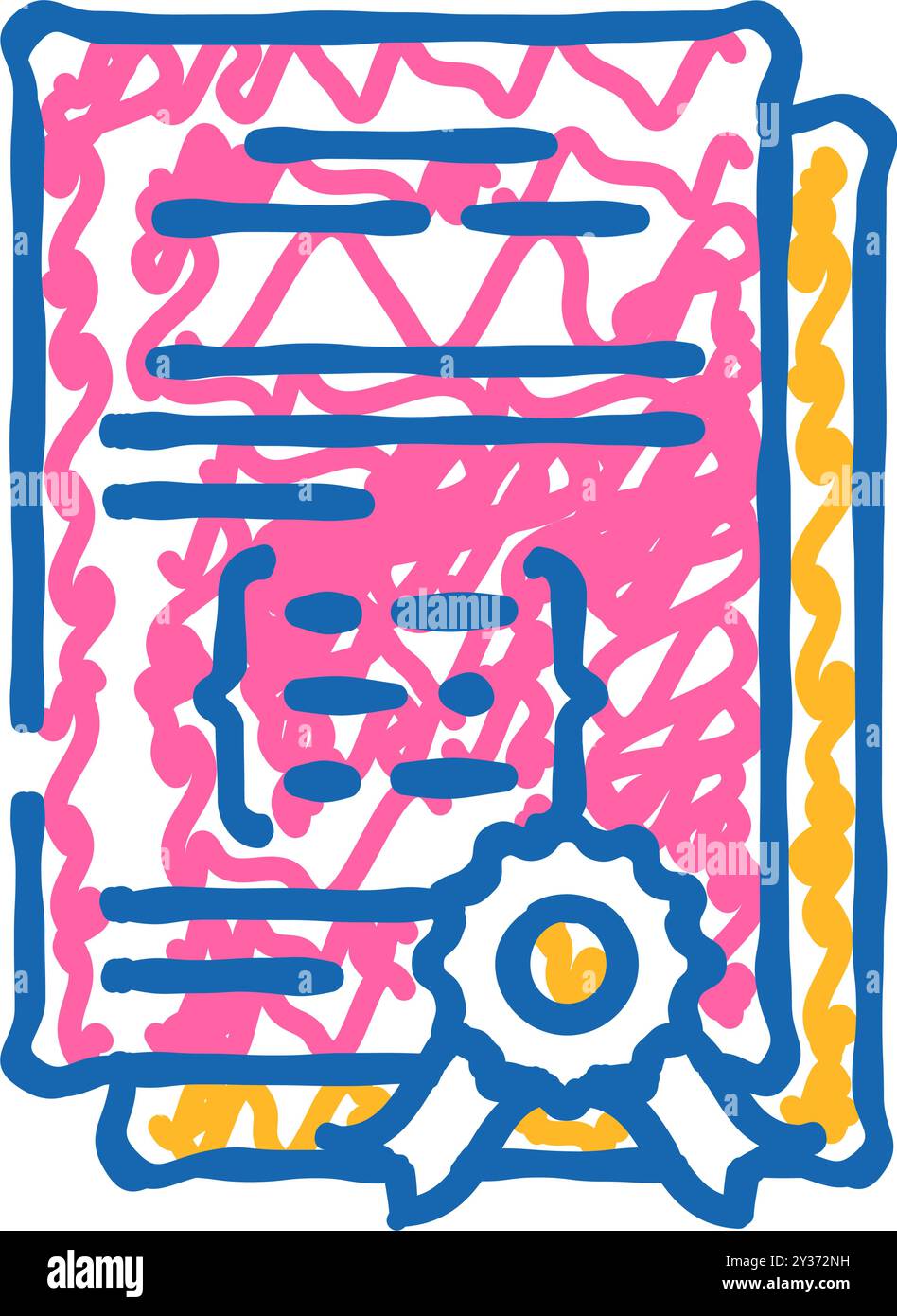 software licensing icon doodle illustration Stock Vector Image & Art ...