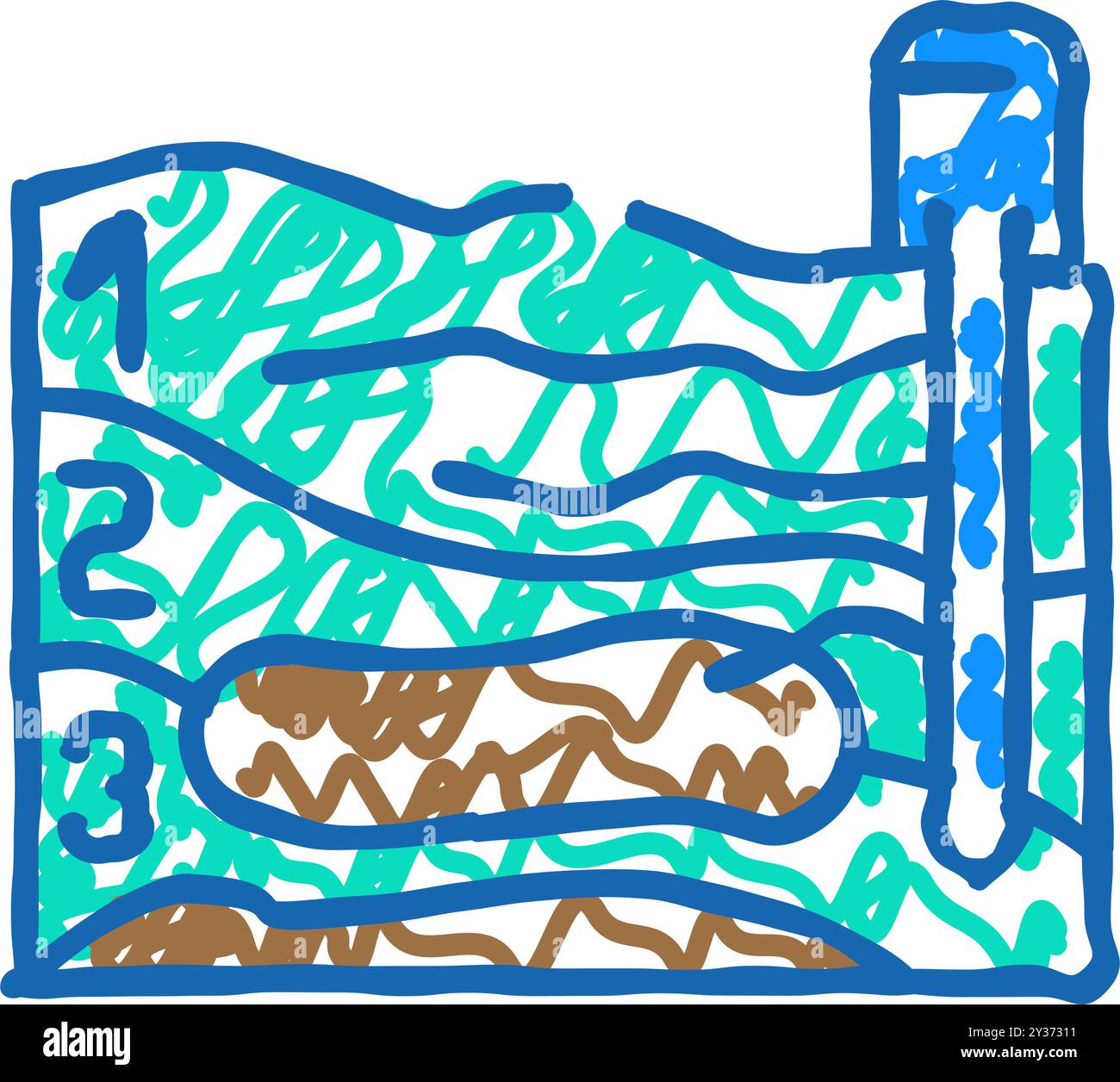 mining site plan icon doodle illustration Stock Vector Image & Art - Alamy