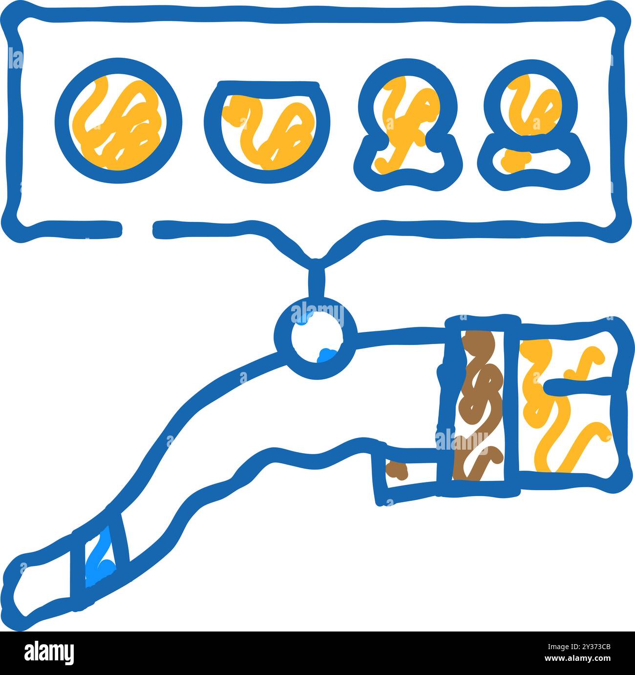 plug compatibility electric icon doodle illustration Stock Vector Image ...