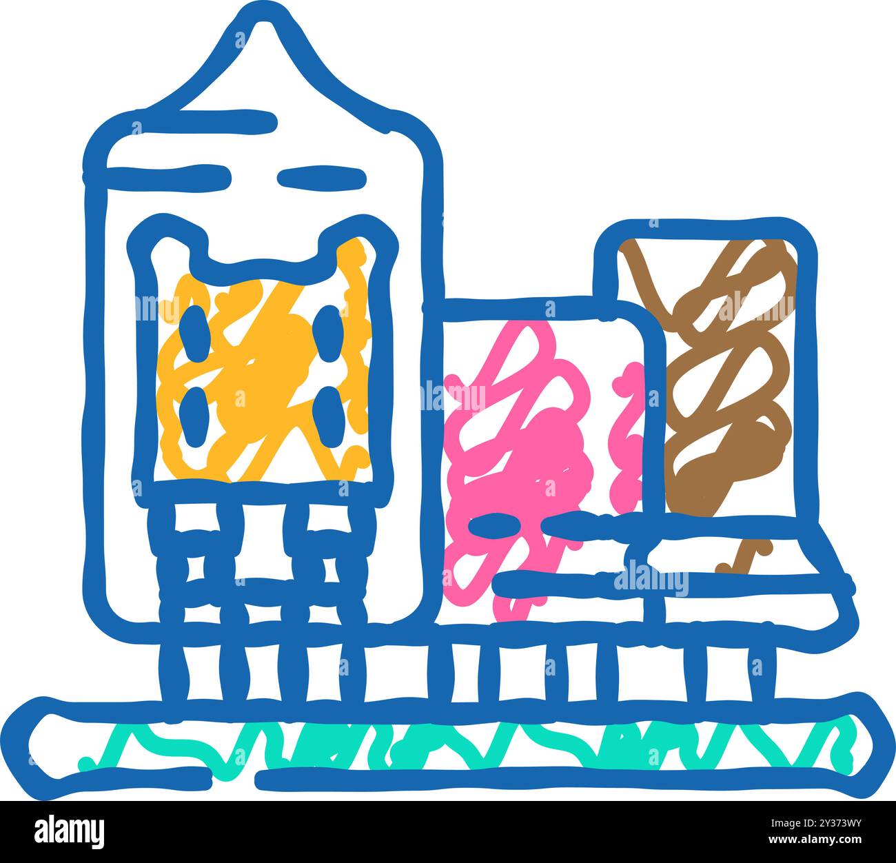 analog electronics icon doodle illustration Stock Vector Image & Art ...