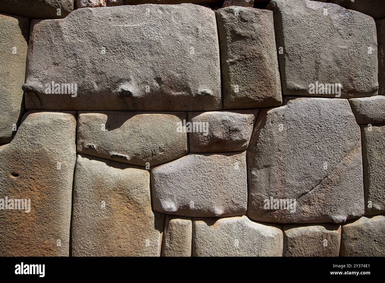 Inca stone walls in Cusco, Peru, a remarkable example of Inca ...