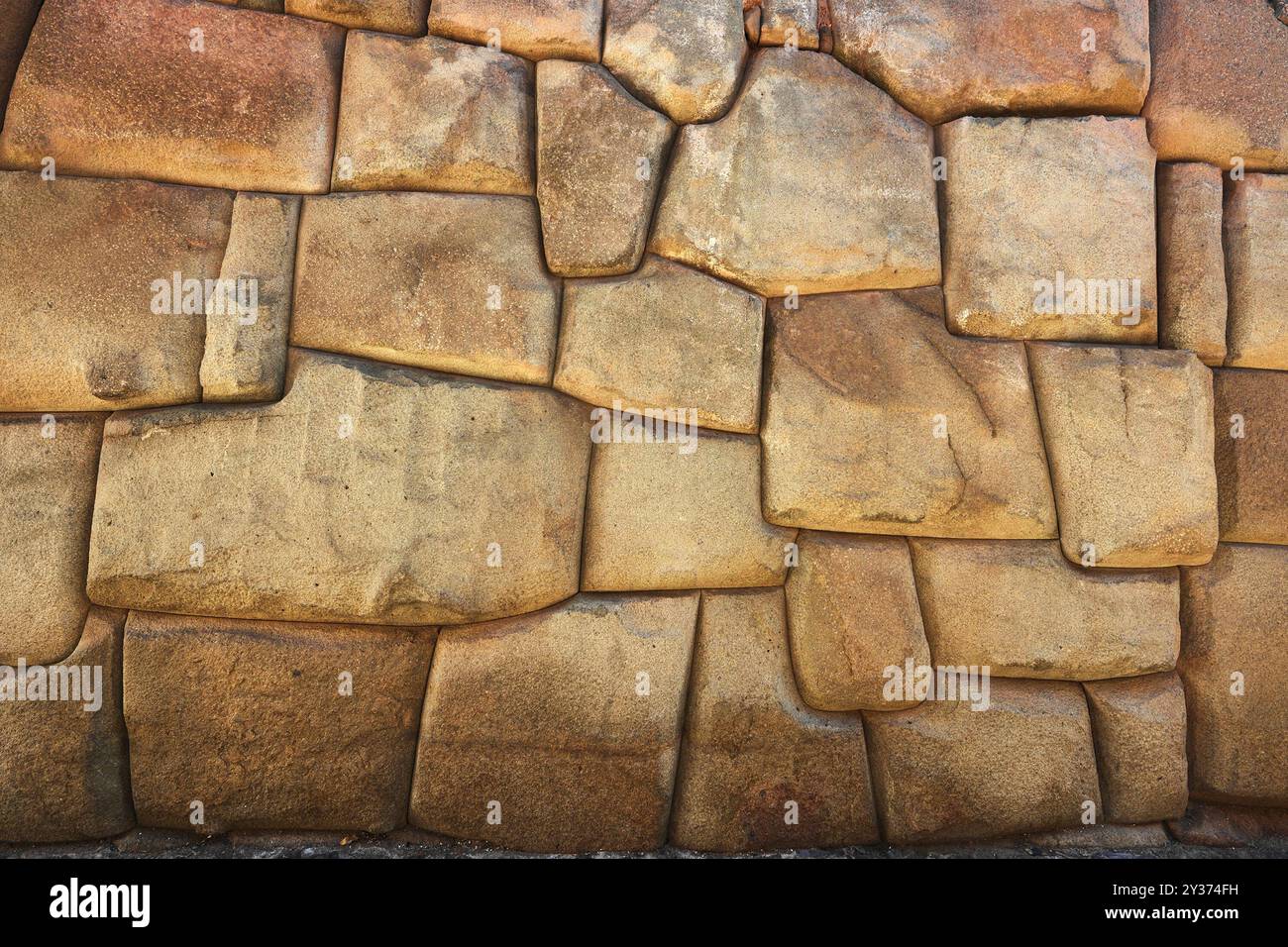 Inca stone walls in Cusco, Peru, a remarkable example of Inca ...