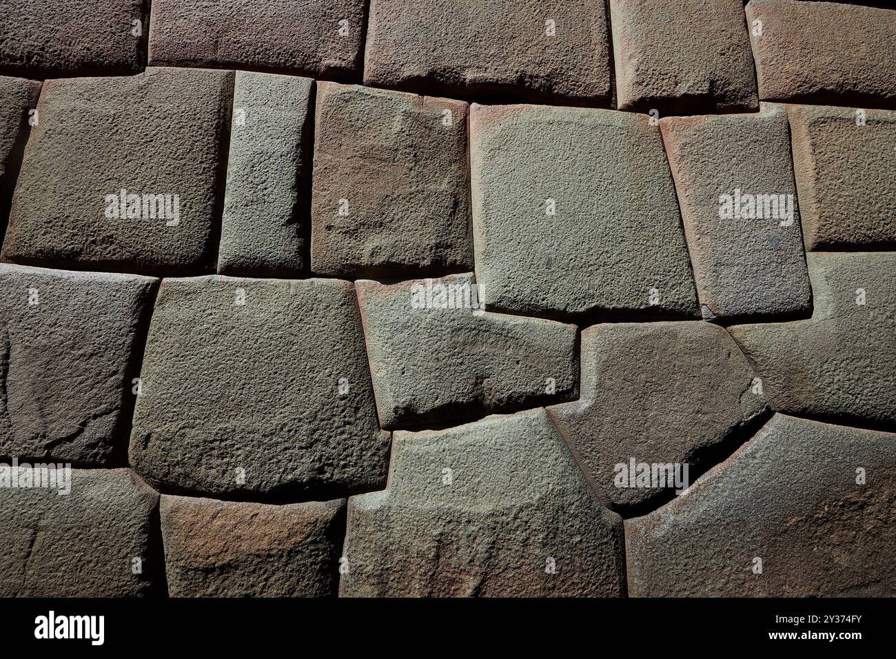 Inca stone walls in Cusco, Peru, a remarkable example of Inca ...