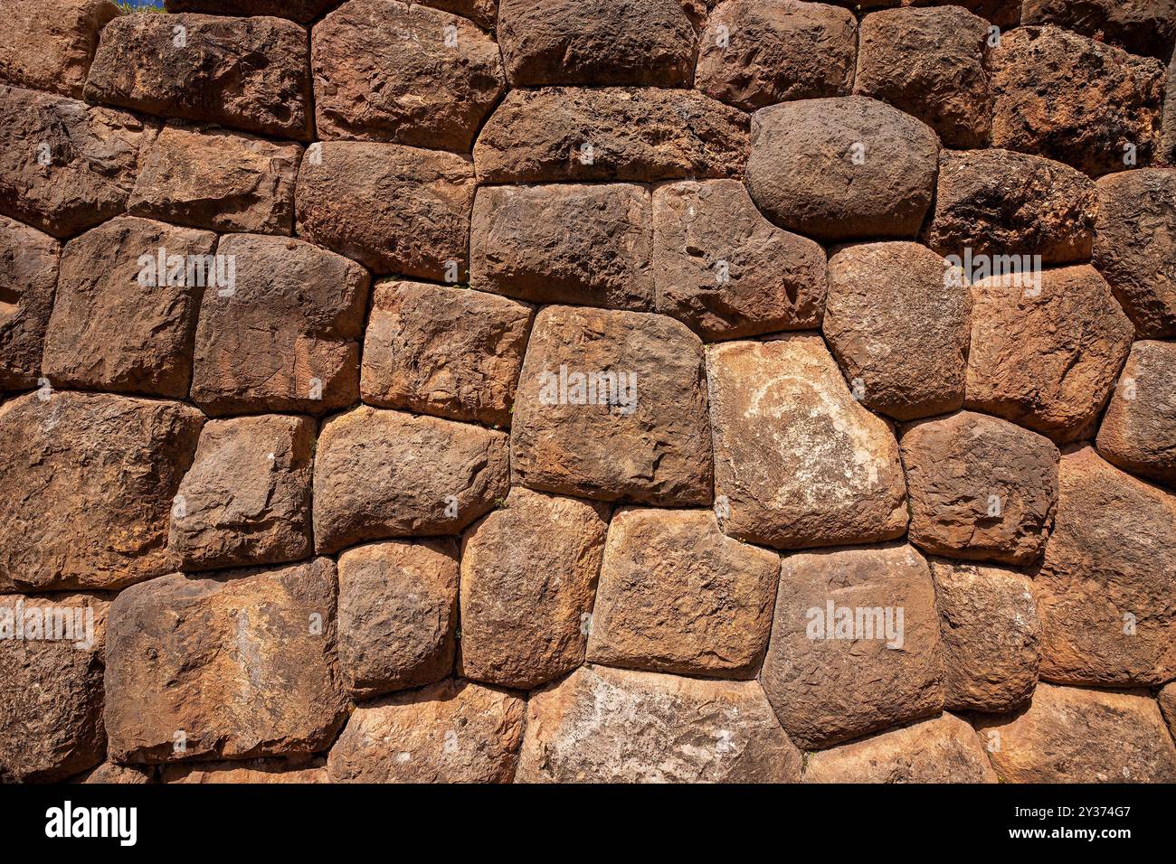 Inca stone walls in Cusco, Peru, a remarkable example of Inca ...