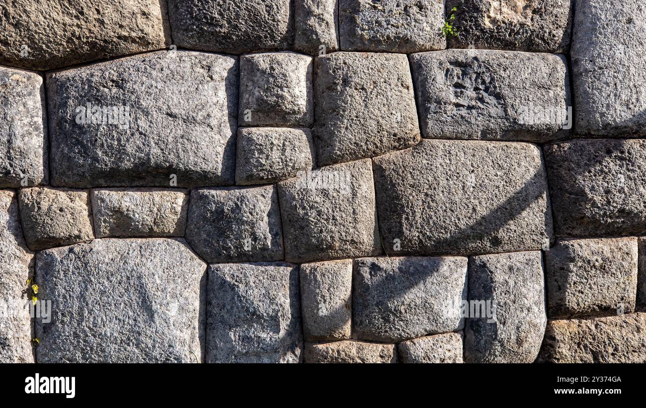 Inca stone walls in Cusco, Peru, a remarkable example of Inca ...