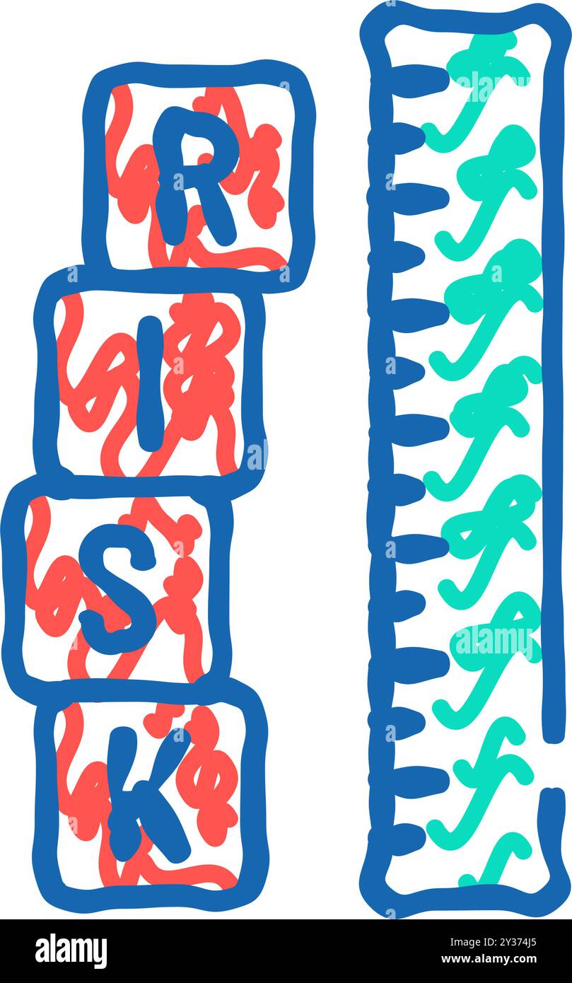 analysis risk icon doodle illustration Stock Vector Image & Art - Alamy