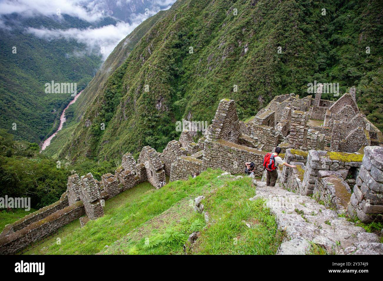 Hidden in the clouds, where ancient stone terraces blend with the ...
