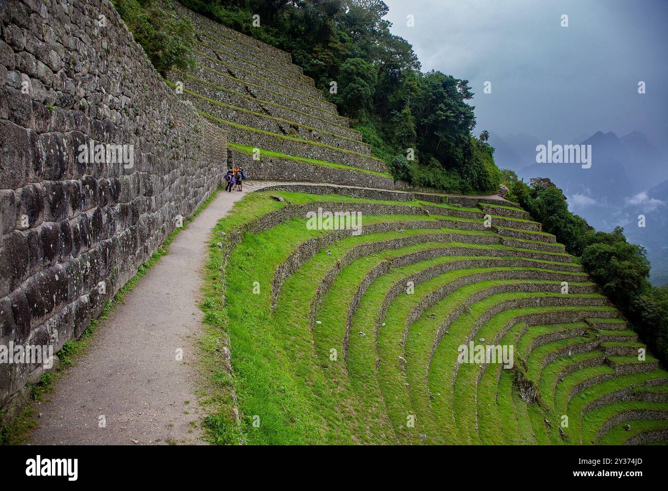 Hidden in the clouds, where ancient stone terraces blend with the ...