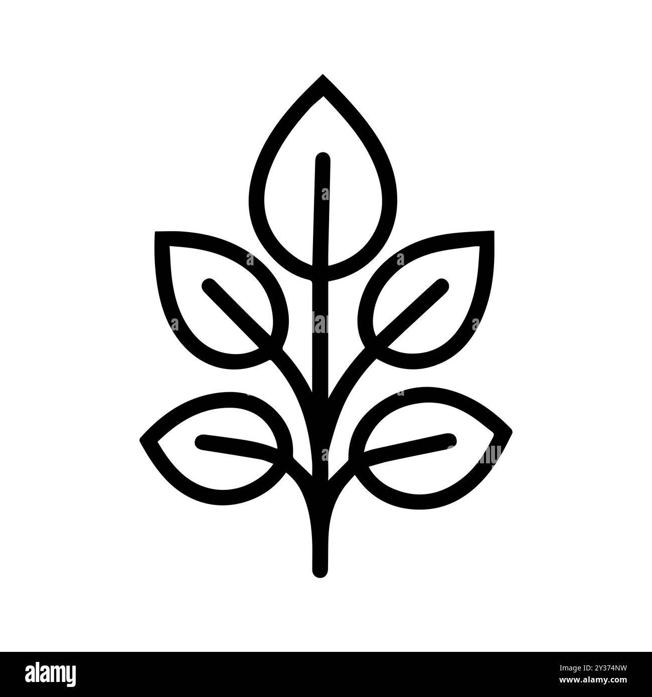 seed icon or modern line symbol. Vector line art and icon design with ...