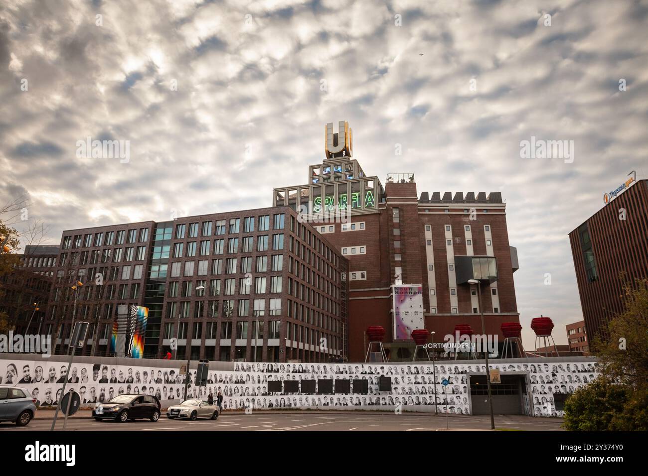 DORTMUND, GERMANY - NOVEMBER 5, 2022: main facade of the Dortmunder U ...