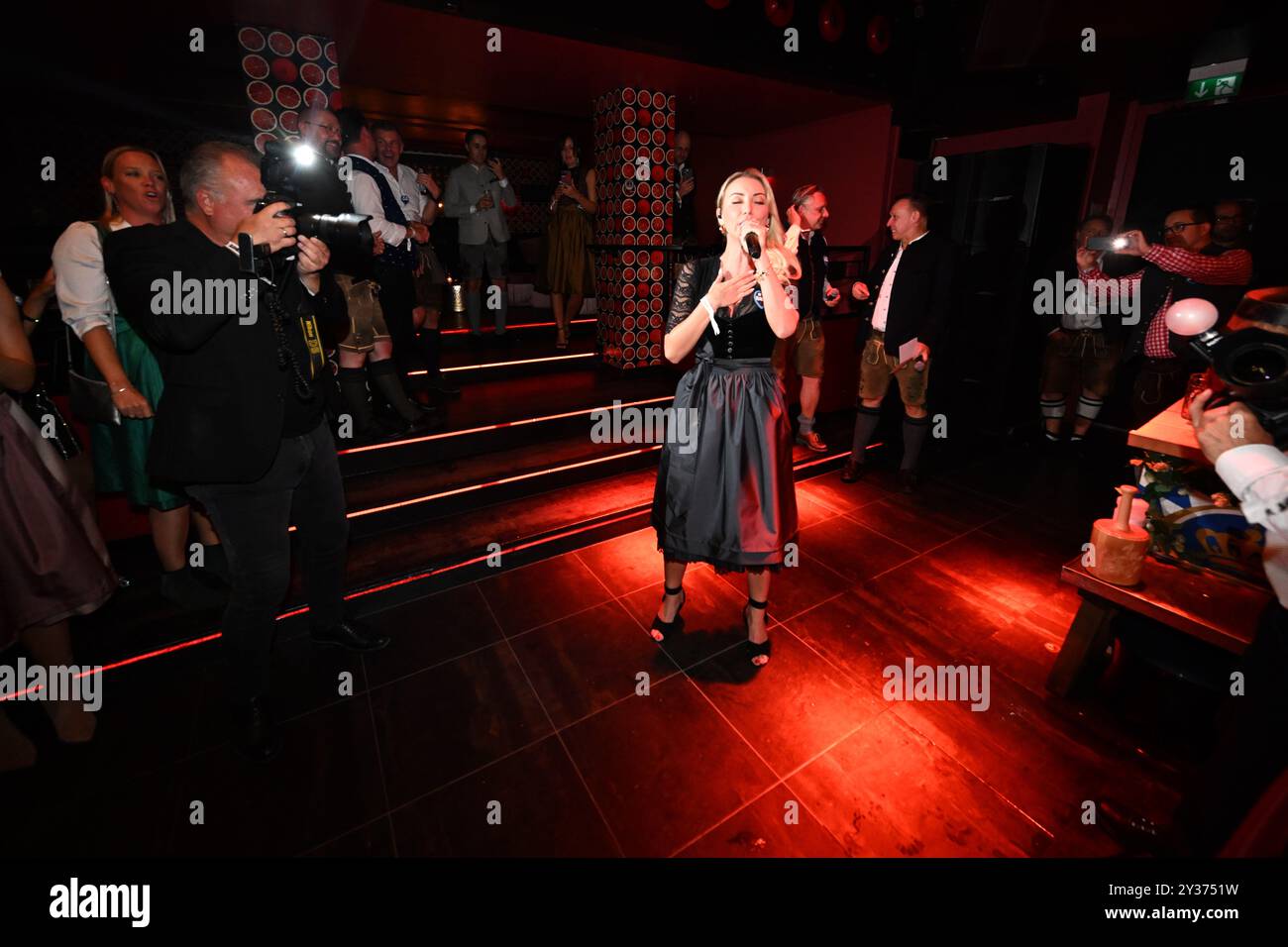 Munich, Germany. 12th Sep, 2024. The singer Anna-Carina Woitschack ...