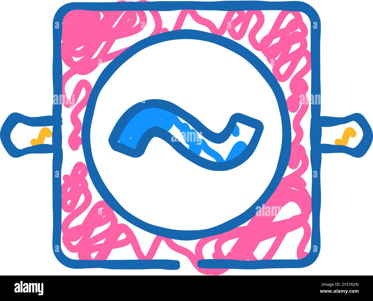 voltage electricity icon doodle illustration Stock Vector Image & Art ...